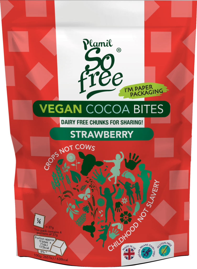 Plamil So free Vegan Strawberry Cocoa Bites - Plamil